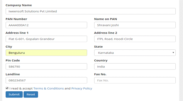 1.What does Iween’s Nextra B2B portal front panel consists of
